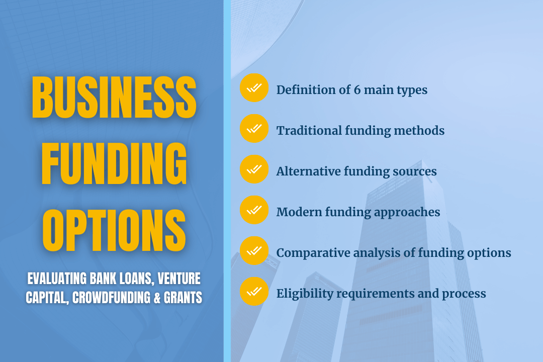Business Funding Options: Evaluating Bank Loans & Venture Capital