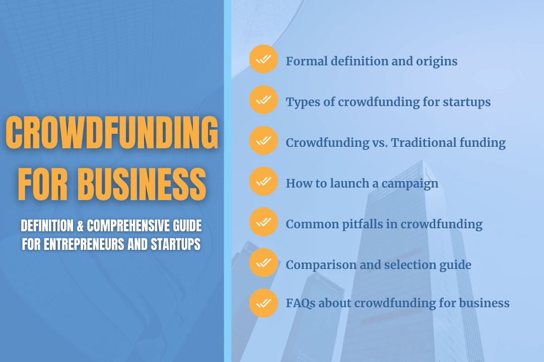 Crowdfunding: Definition, Guide for Entrepreneurs, Startups & SMEs