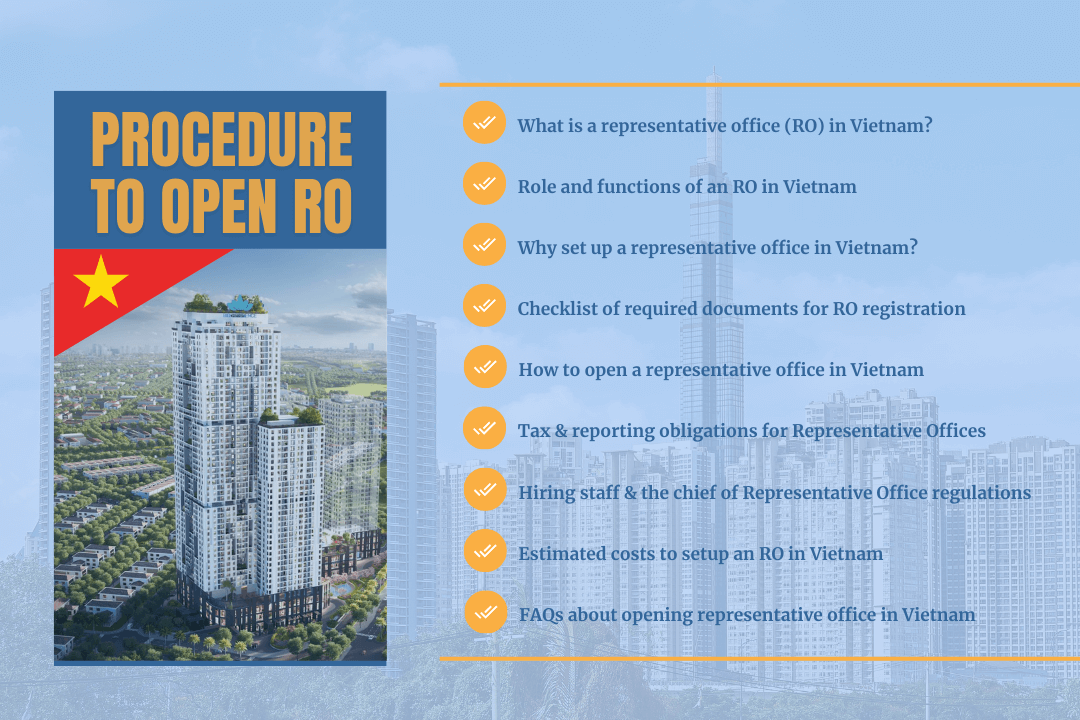 Procedure to Open Representative Office in Vietnam: Timeline & Costs