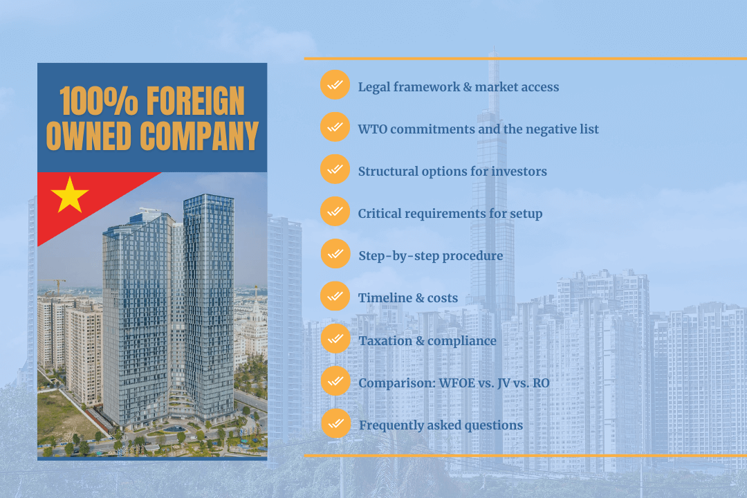 Establishing a 100% Foreign Owned Company in Vietnam